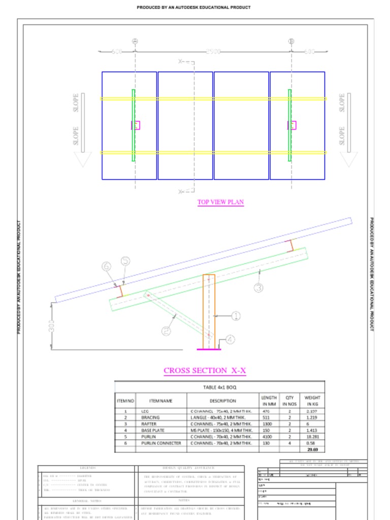 Solar Mounting Structure 4 x1 | PDF
