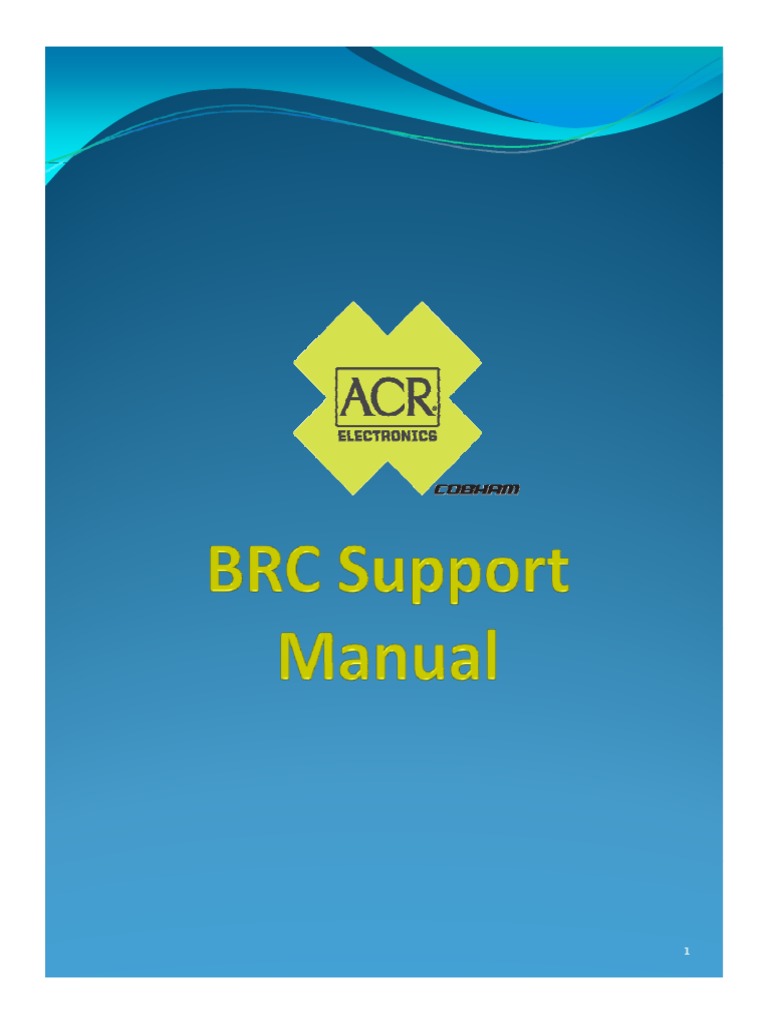 BRC Support Manual | PDF