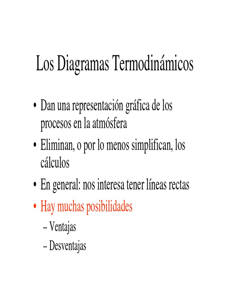 Diagrama Termodinámicos | PDF | Temperatura | Ramas de la termodinámica