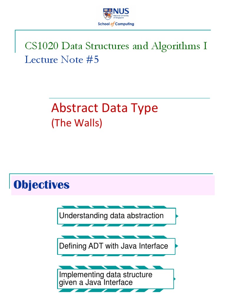 ADT | PDF | Class (Computer Programming) | Data Type