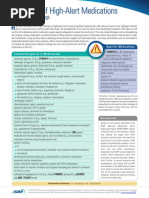 2024 ISMP Updated List of High-Alert Medications | PDF | Medical ...
