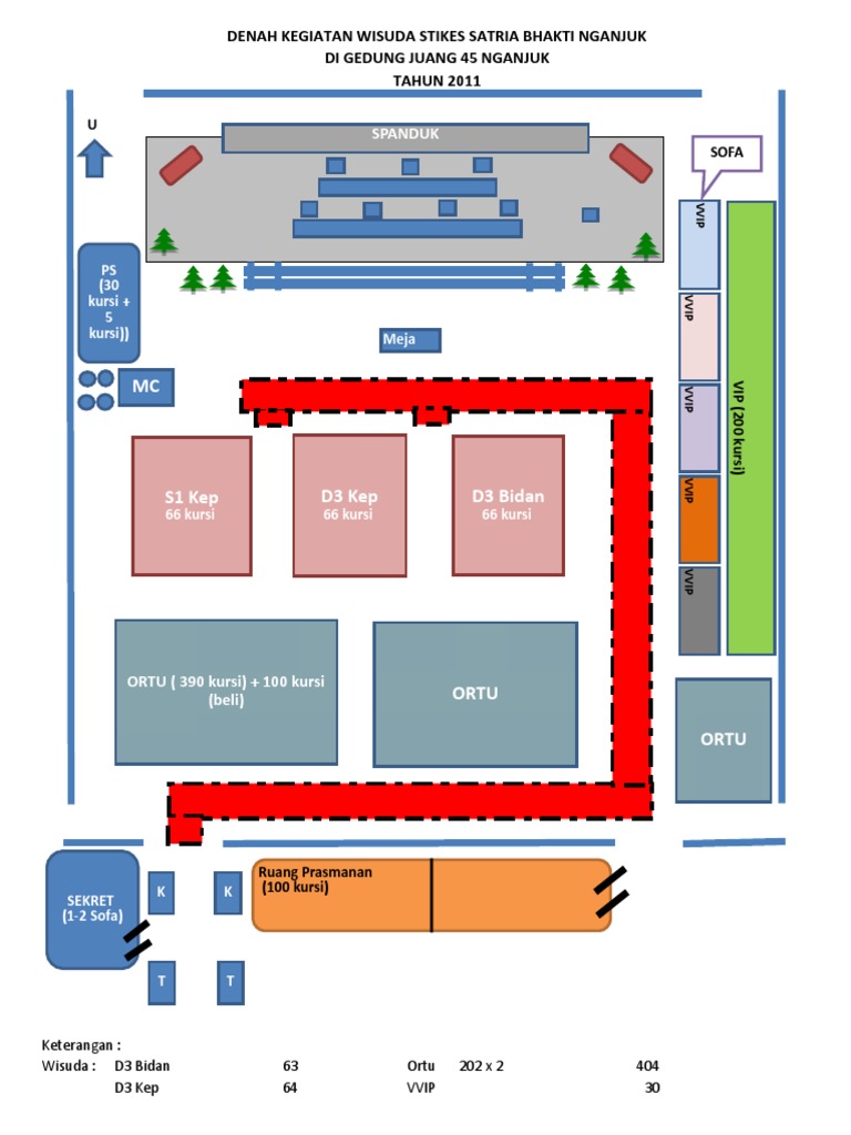 Denah Wisuda | PDF