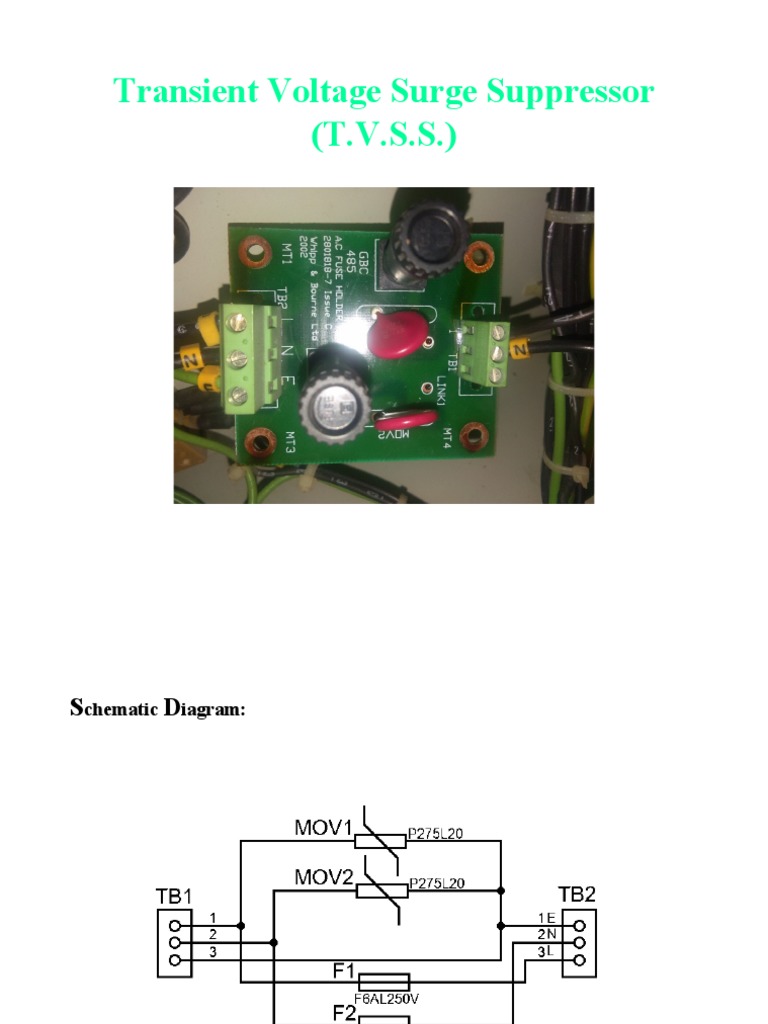 Transient Voltage Surge Suppressor | PDF