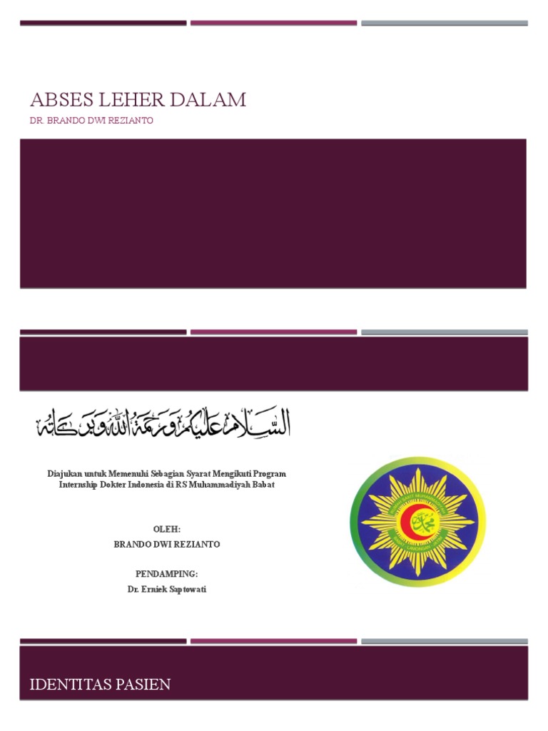 Abses Leher Dalam | PDF