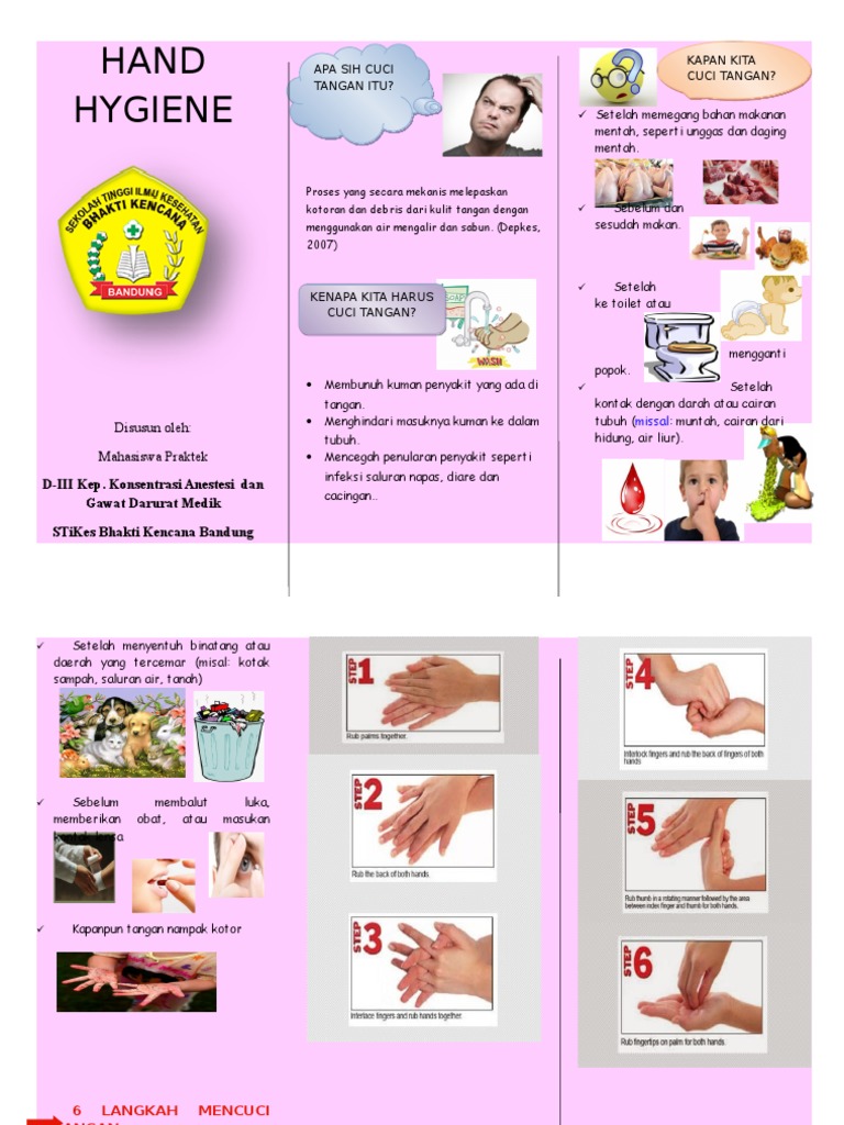 Leaflet Hand Hygiene | PDF