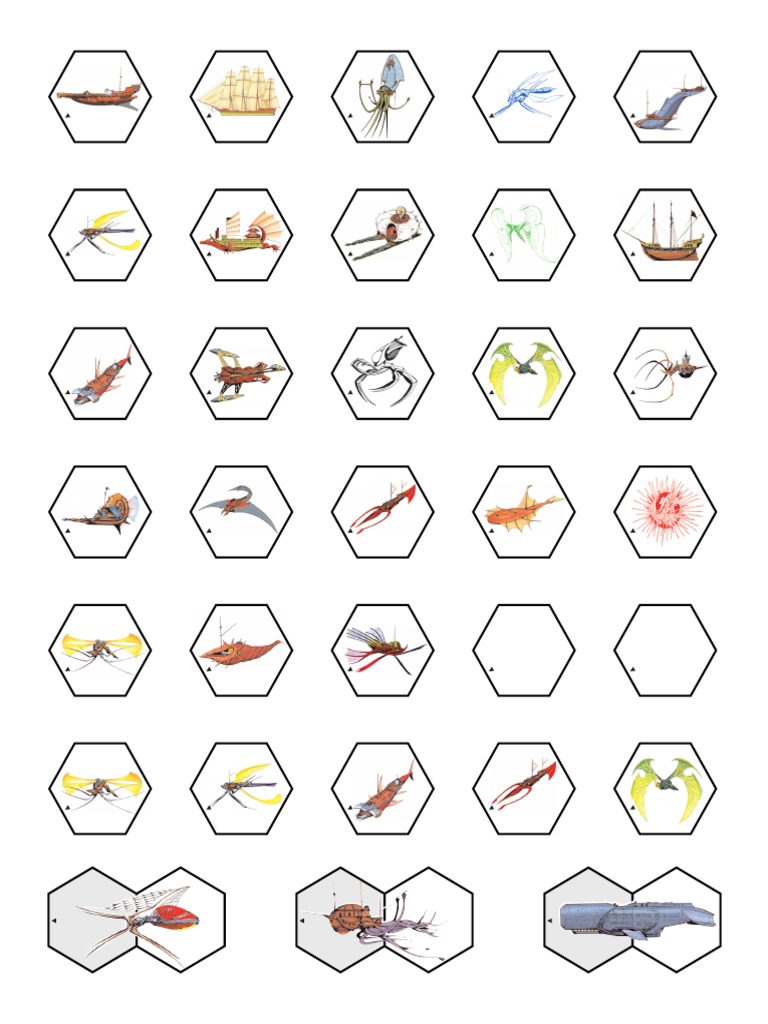 Spelljammer Ship Counters | PDF
