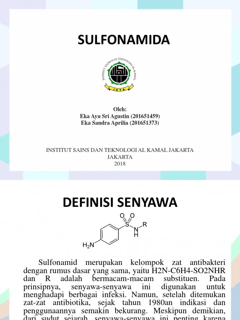 Sejarah dan Struktur Sulfonamida | PDF
