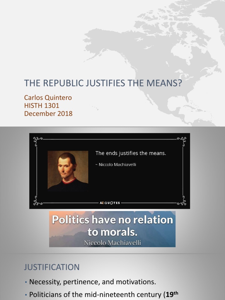Justifying Means in 19th Century Politics | PDF | American Civil War ...