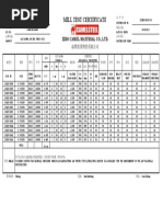 Wire Rope Test Certificate | PDF | Rope | Wire