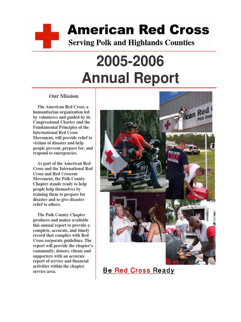 2006 Report | PDF | American Red Cross | Hurricane Katrina