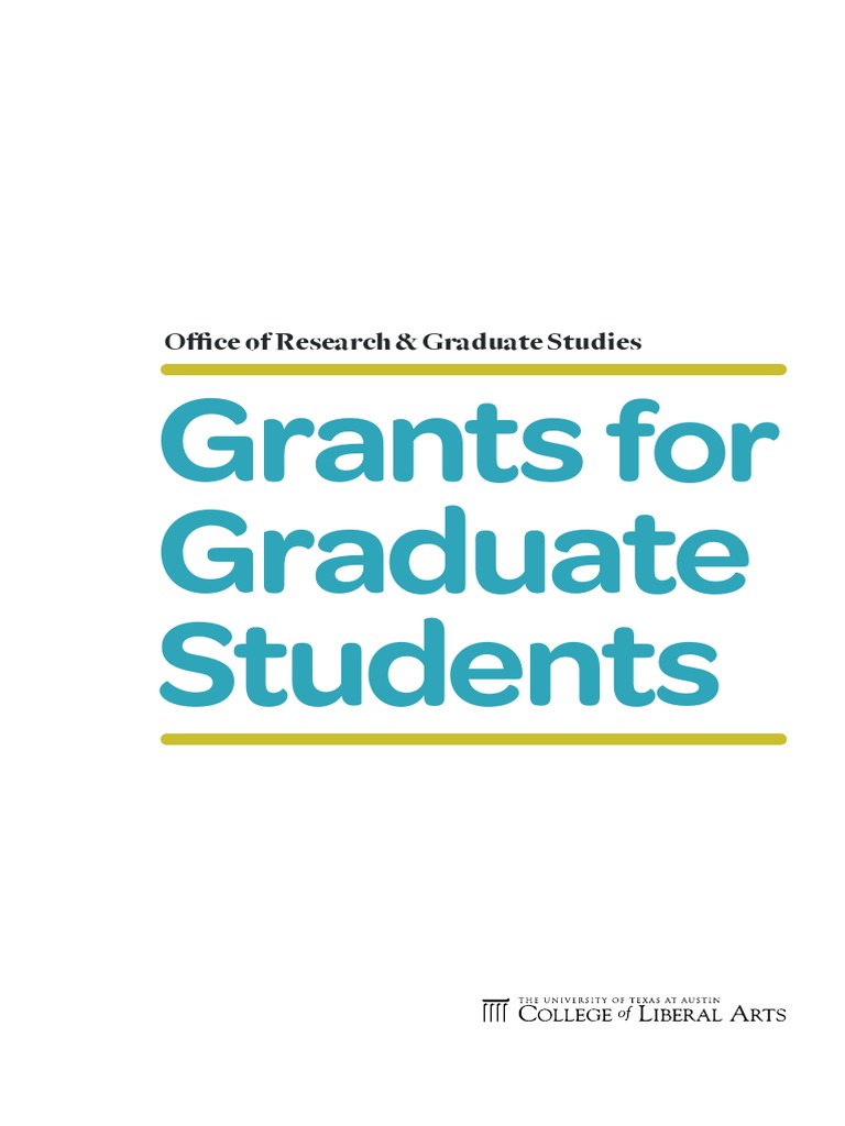 Grants For Graduate Students | PDF | Graduate School | National Science ...