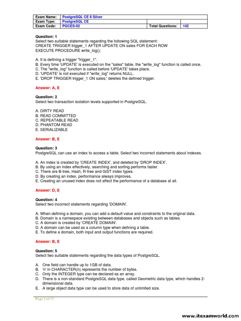 Postgresql Dump Pdf Pdf Postgre Sql Database Index