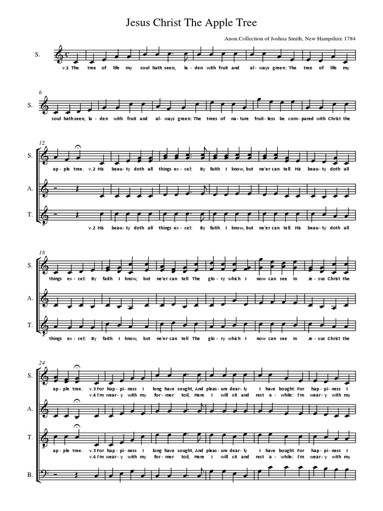 Jesus Christ The Apple Tree | PDF | Nature