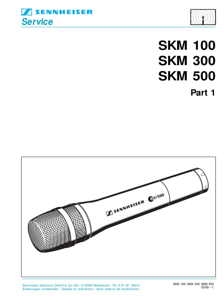 SKM 300 Service Manual | PDF