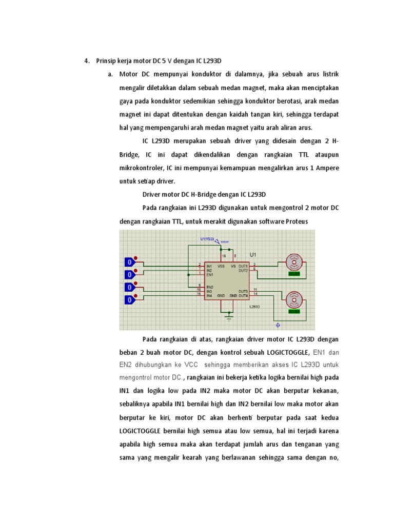 Prinsip Kerja Motor DC 5V Dan Motor Stepper | PDF
