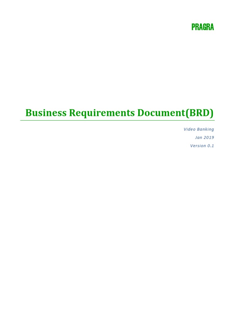 Sample BRD | PDF | Mobile App | Use Case