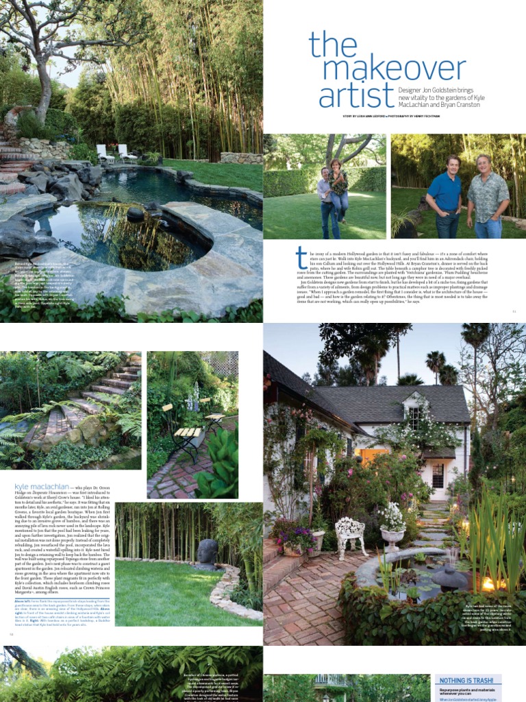 GDM Makeover-Artist Jon | PDF | Gardens | Landscape Architecture