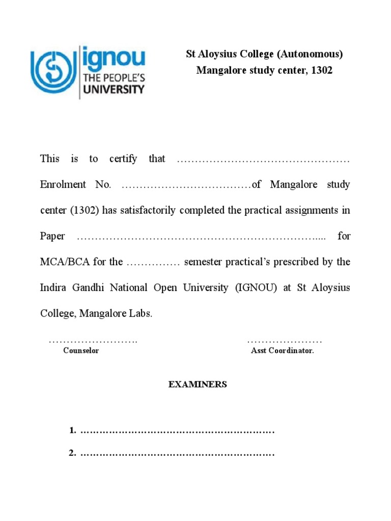 Laboratory Certificate