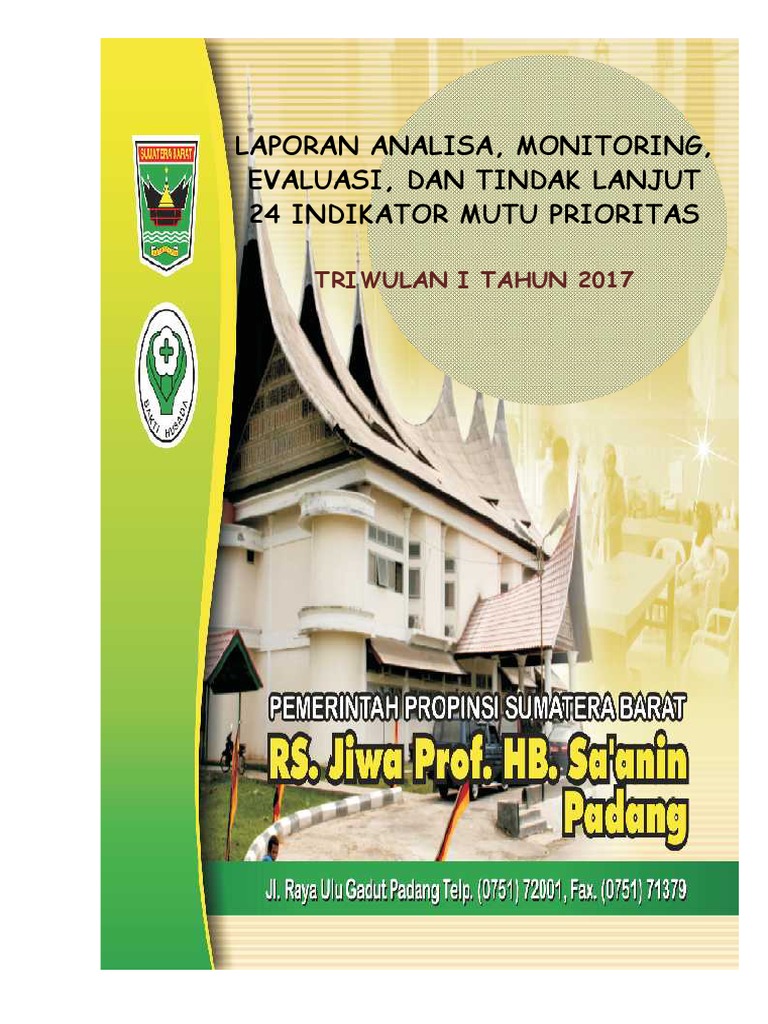 Contoh Laporan Evaluasi Dan Analisa PMKP | PDF