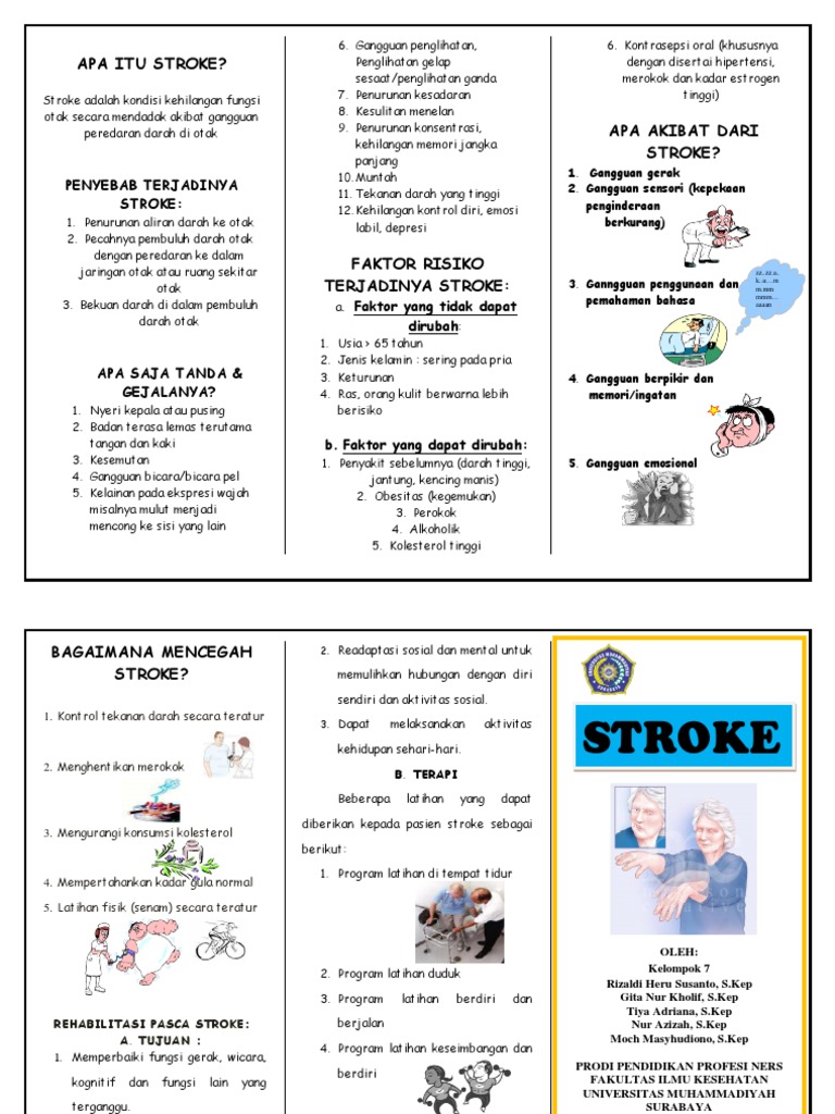 Leaflet Stroke/cva | PDF