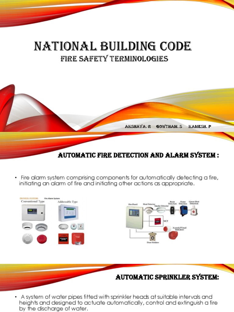 Fire Safety Terminologies | PDF | Wall | Fires