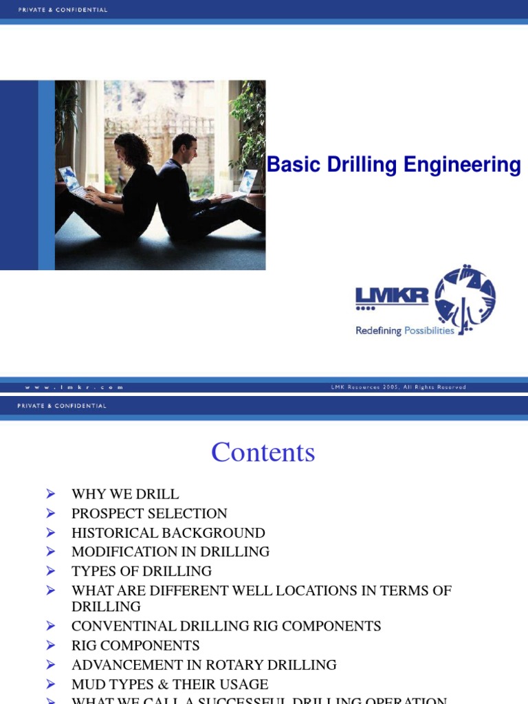 Basic Drilling Engineering | PDF | Oil Well | Drilling Rig