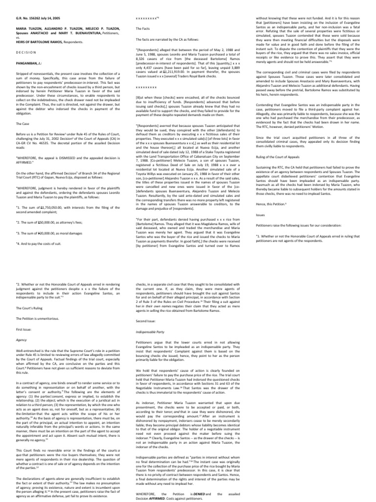 Agency Cases | PDF | Lawsuit | Complaint