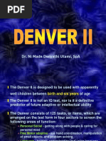 Denver II Developmental Screening Test | PDF