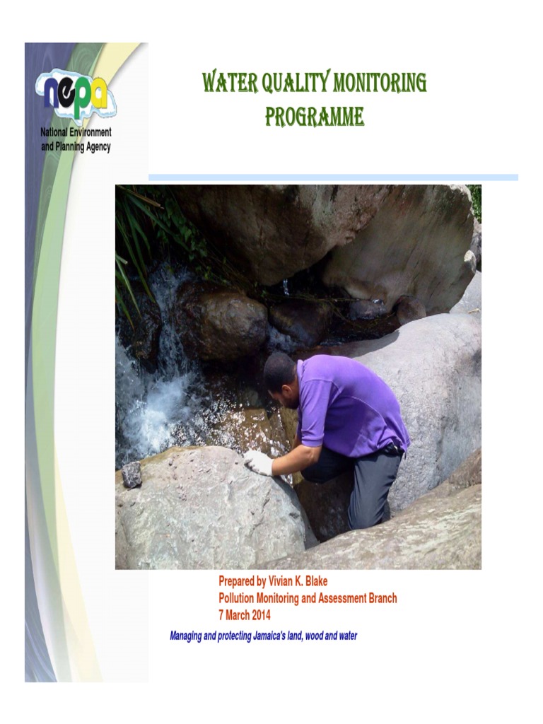 Water Quality Monitoring Programme: National Environment and Planning ...
