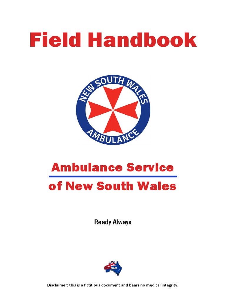 EMS Field Handbook (Revision 1) PDF | PDF | Blood Pressure | Emergency ...