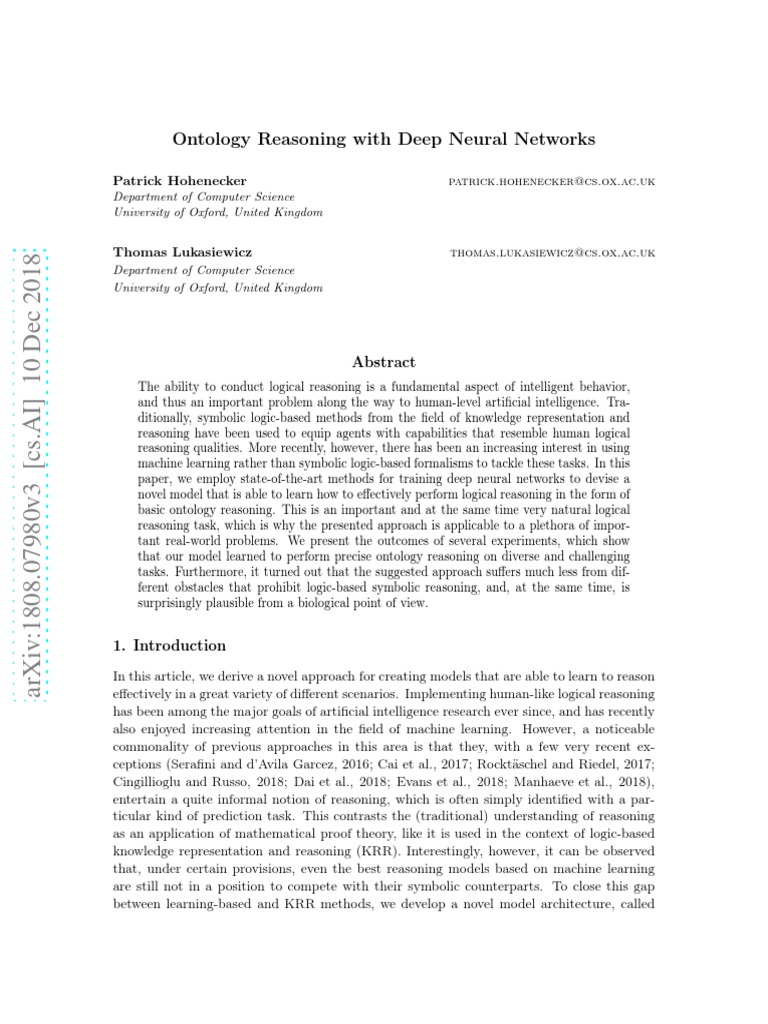 Learning Deep Architectures For AI | PDF | Ontology (Information ...