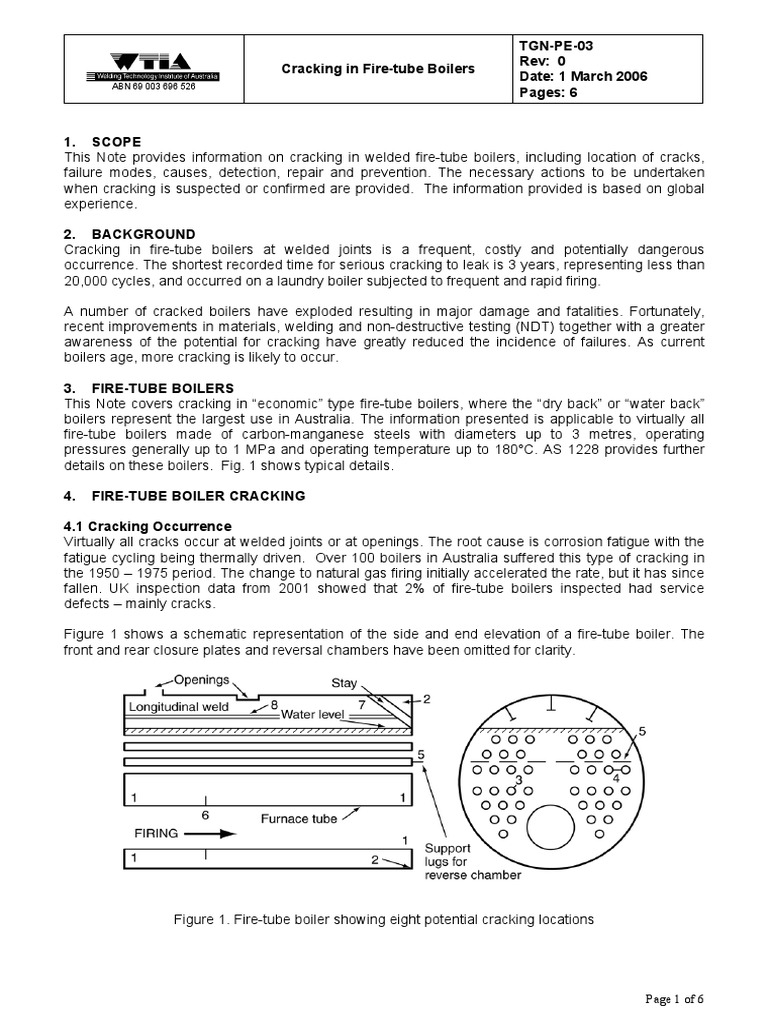 Cracking Issues in Fire-tube Boilers | PDF | Fracture | Fracture Mechanics