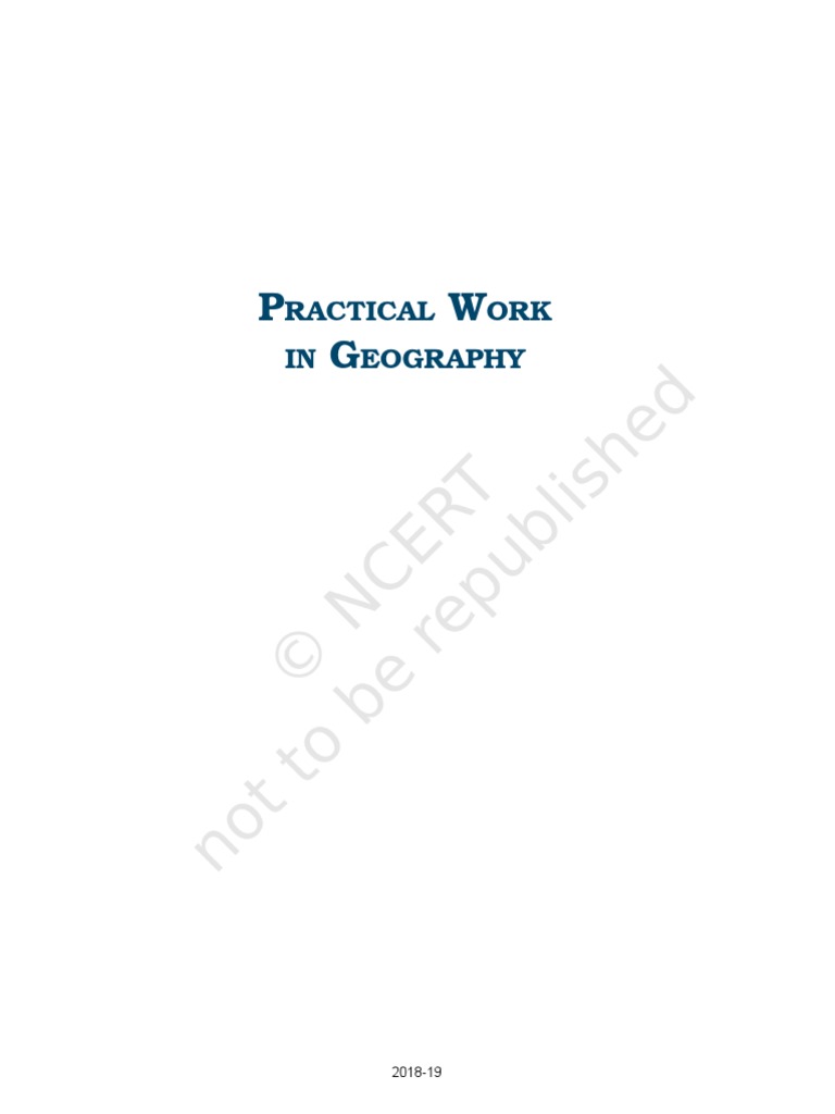 Practical Workbook Class 11 Geography PDF | PDF | Map | Cartography