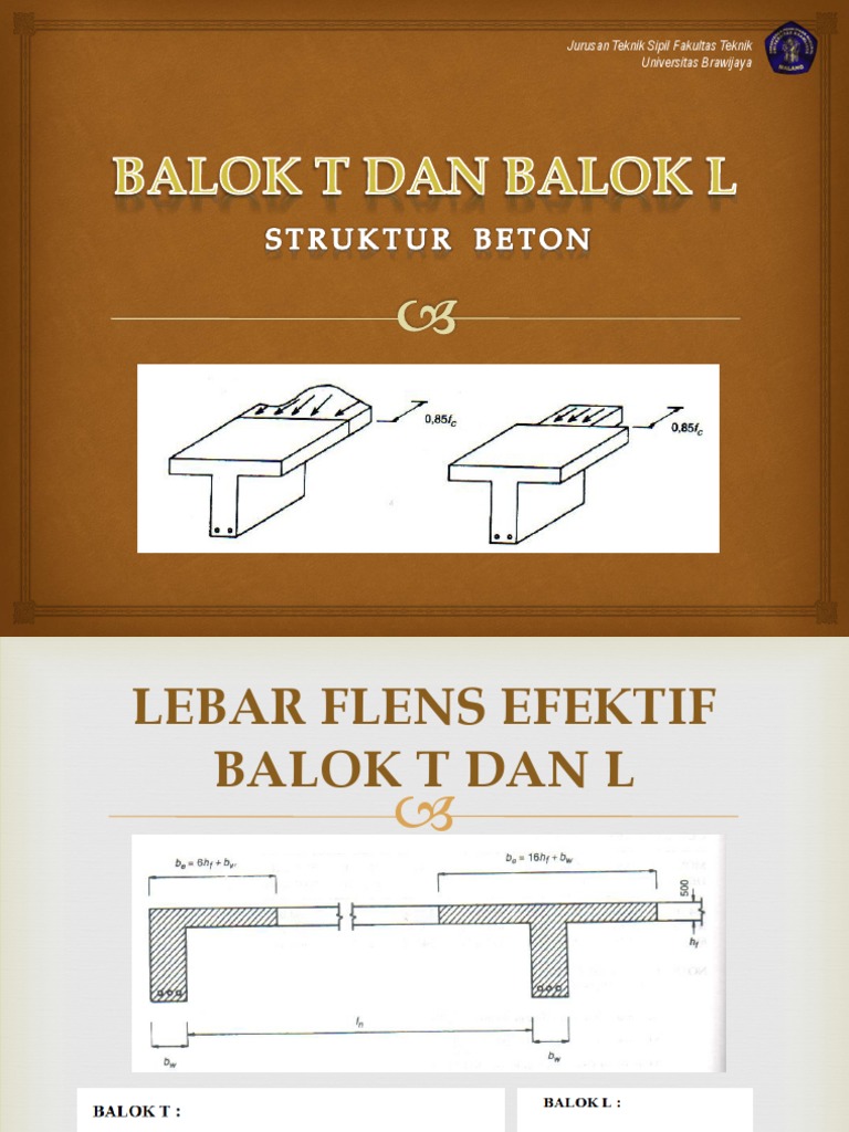 Analisis Balok T dan L dalam Struktur Beton | PDF | Sains & Matematika