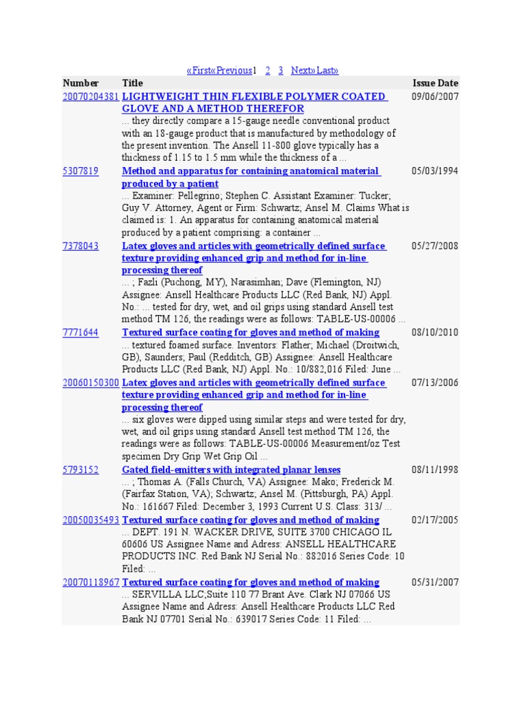 Number Title Issue Date | PDF | Materials