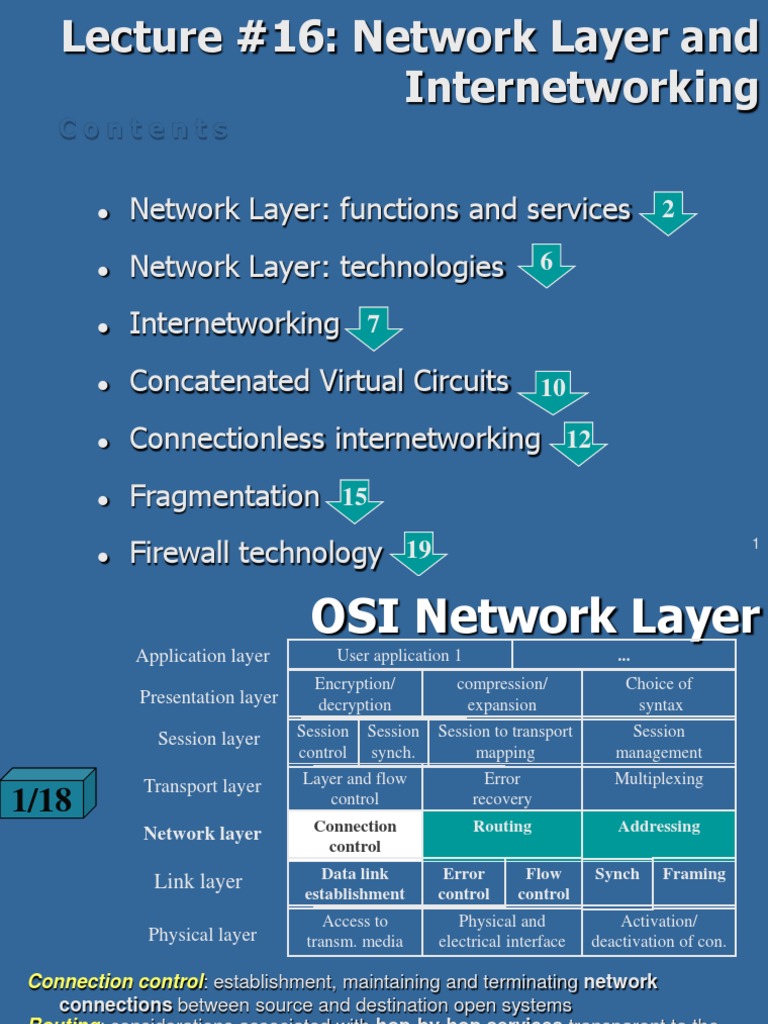 Network Layer and Internetworking | PDF | Computer Network | Router (Computing)