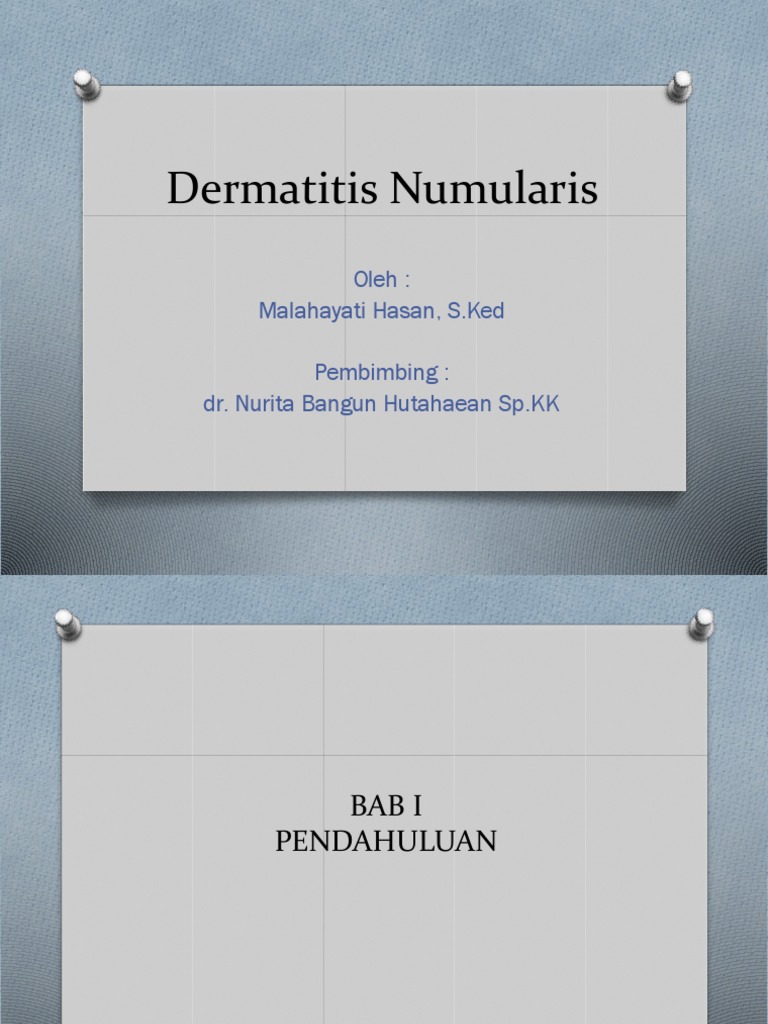 Dermatitis Numularis | PDF
