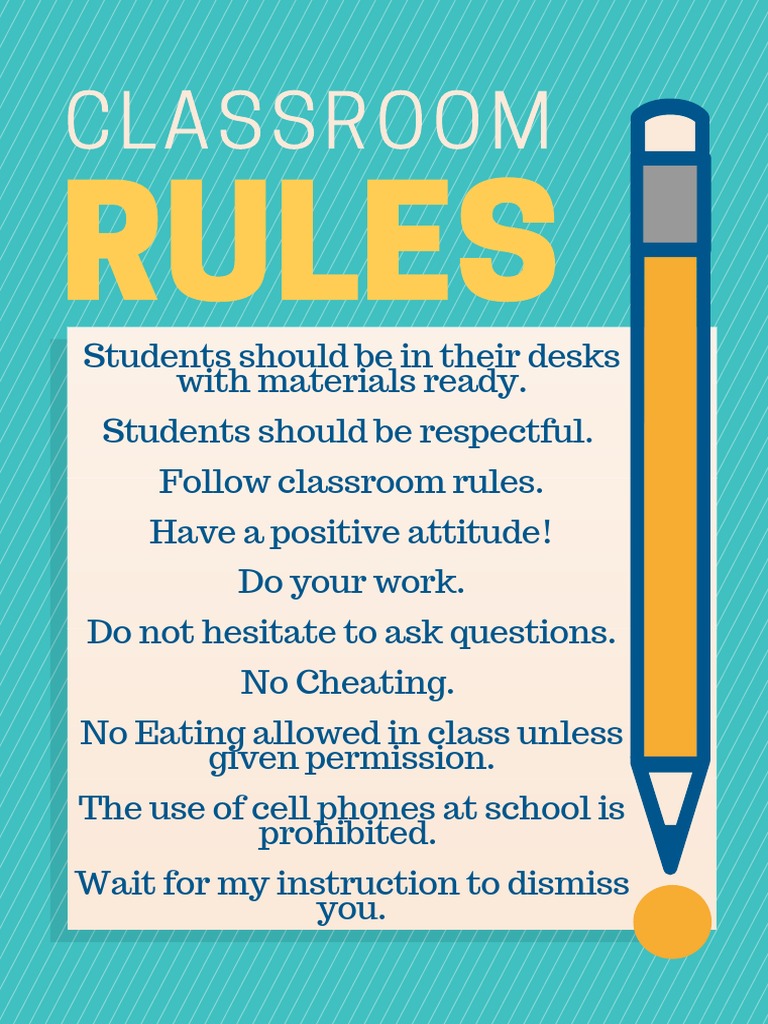 Classroom Rules | PDF