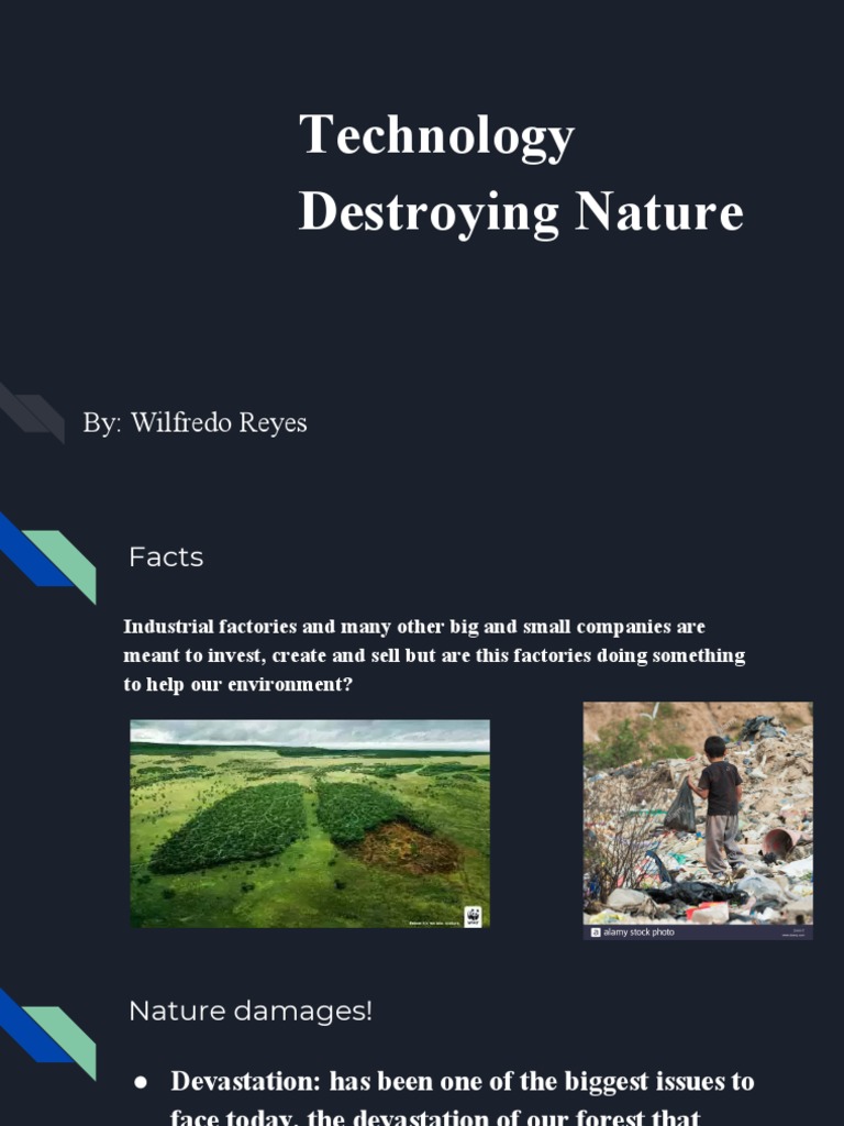 Technology Destroying Nature | PDF