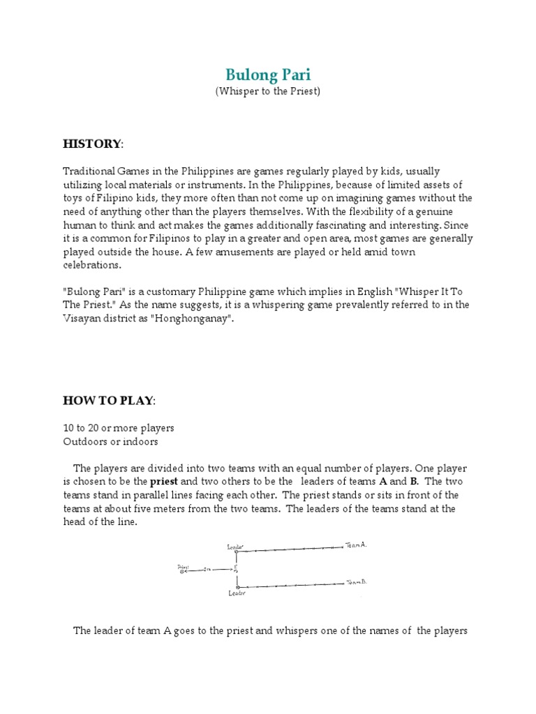 Bulong Pari | PDF | Sports & Recreation