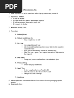 2nd Grade - Kodaly Inspired Lesson Plan | PDF | Leisure