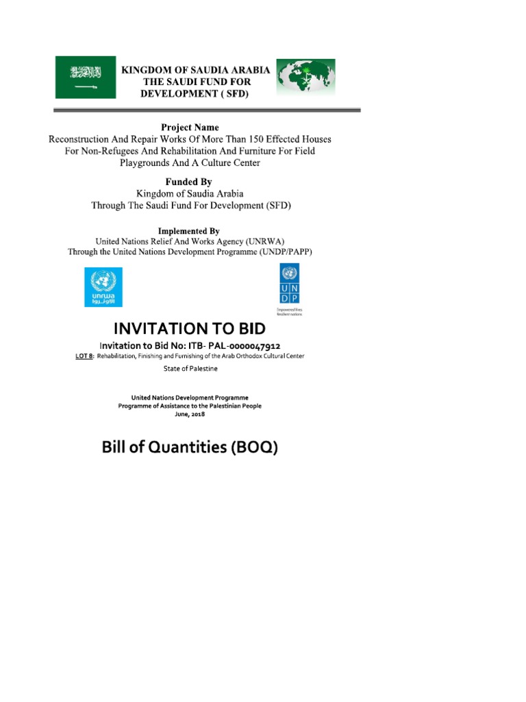 Boq PDF | PDF | Concrete | Door