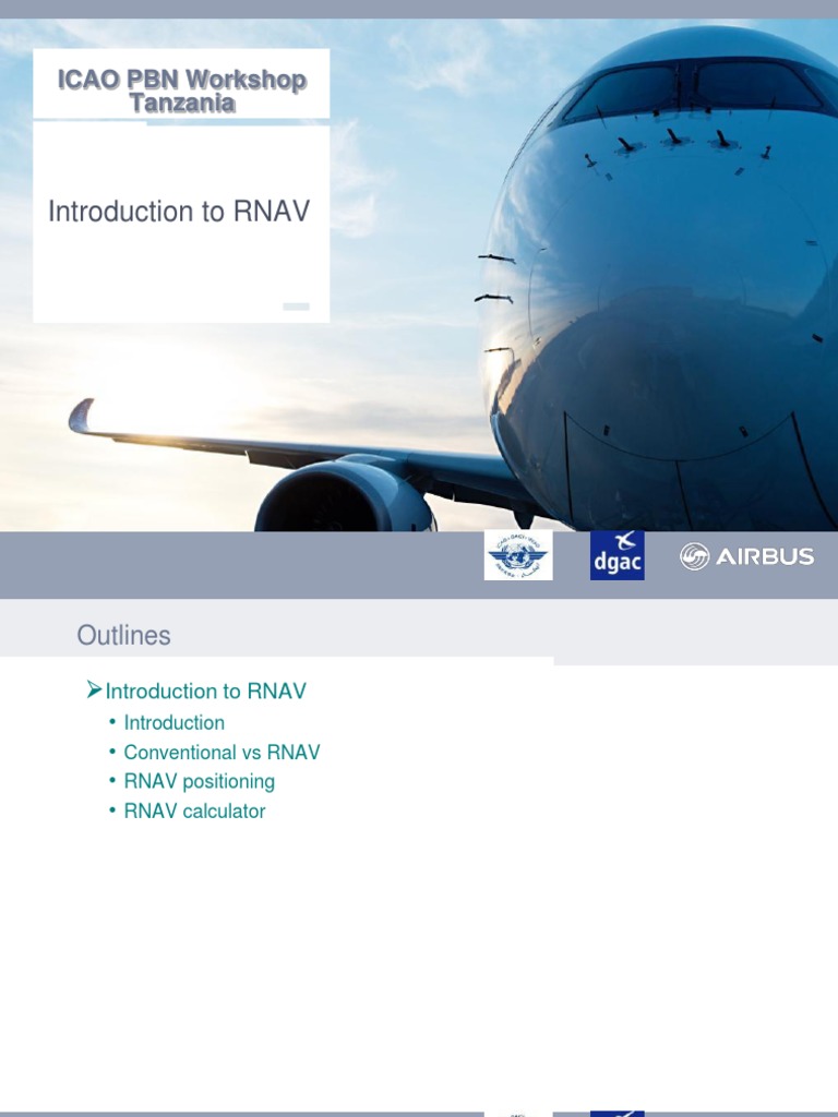 Introduction To RNAV: ICAO PBN Workshop Tanzania | PDF | Global Positioning System | Measuring ...