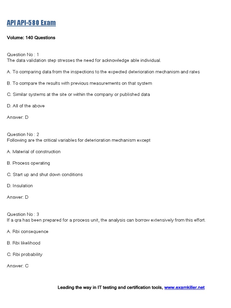 DEMO-API-580 From | PDF | Risk | Reliability Engineering