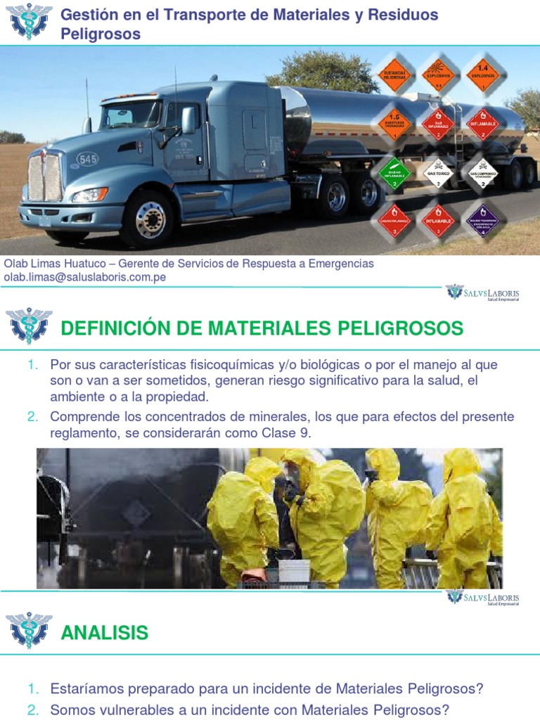 Gestión MATPEL | PDF | Mercancías peligrosas | Transporte