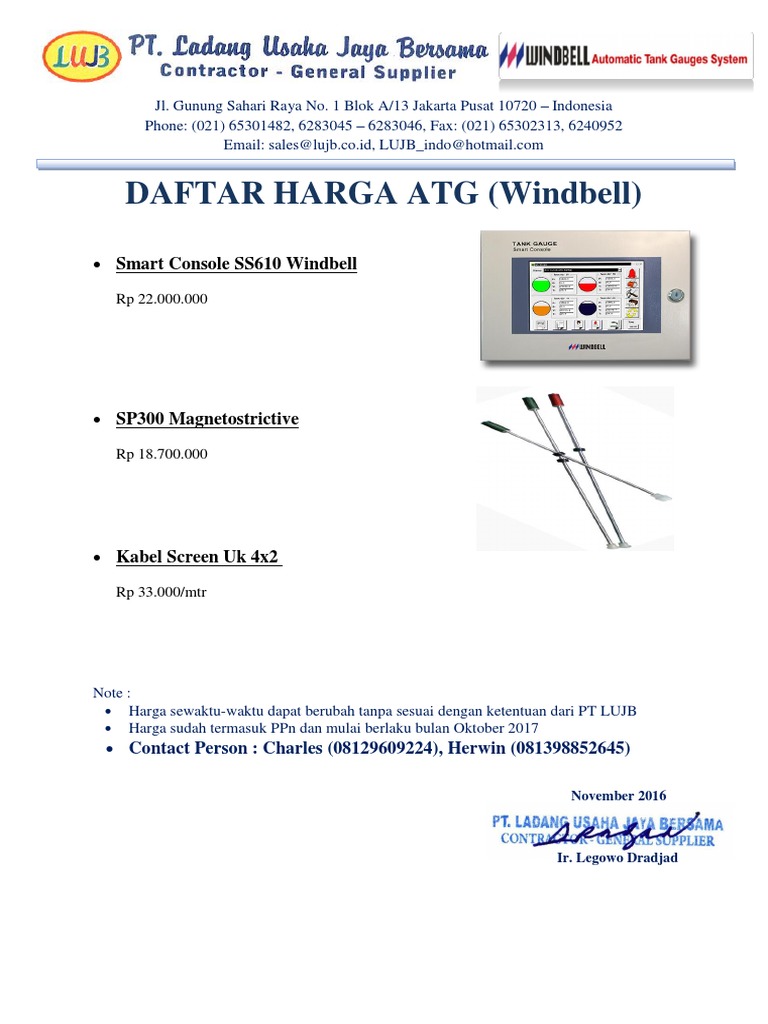 Daftara Harga Winbell | PDF