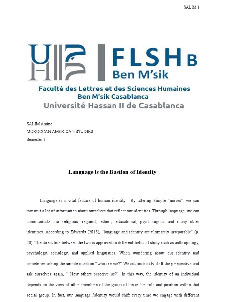 Language as a Marker of Identity: How Dialect, Accent, and Language ...