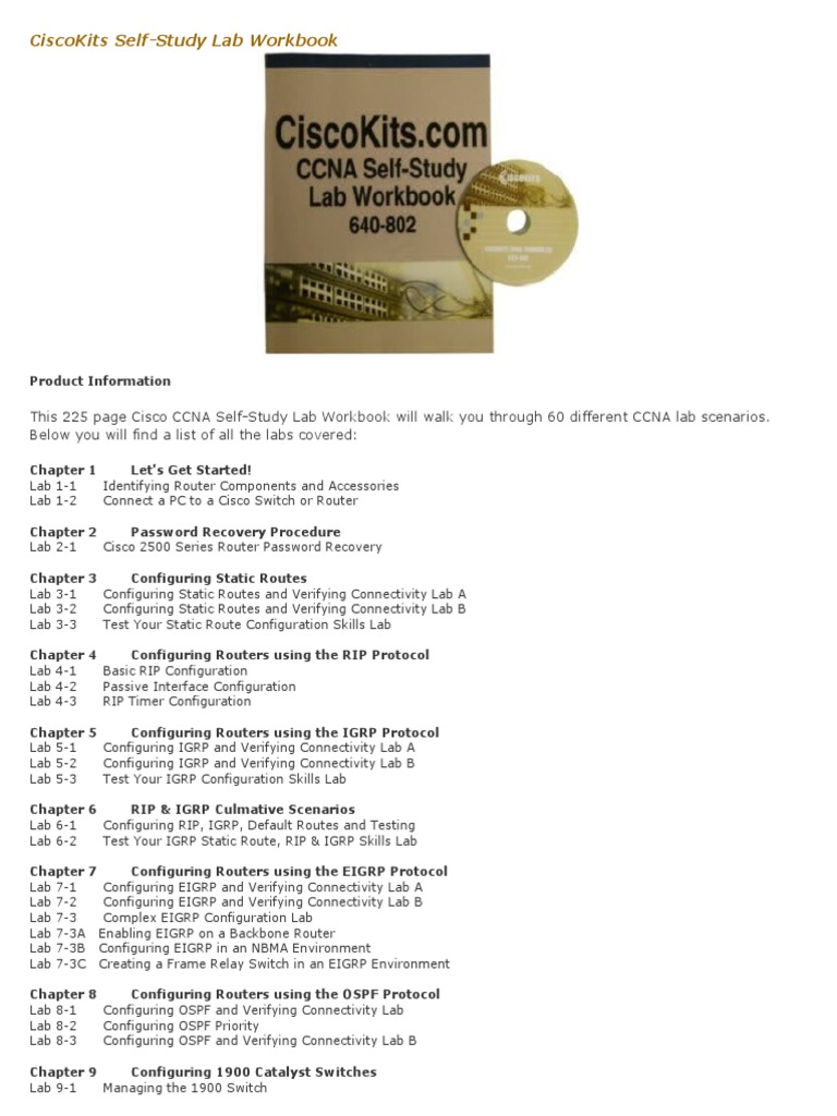 CiscoKits CCNA Self Lab | PDF | Router (Computing) | Computer Networking