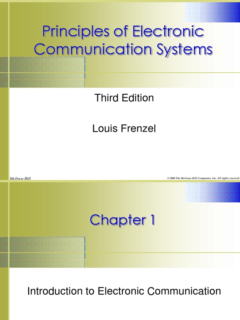 Chapter01 | PDF | Modulation | Telecommunication