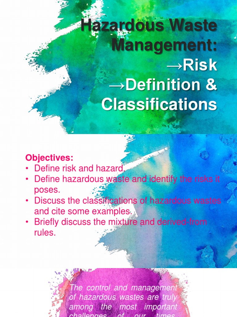 Hazardous Waste Management | PDF | Hazards | Hazardous Waste